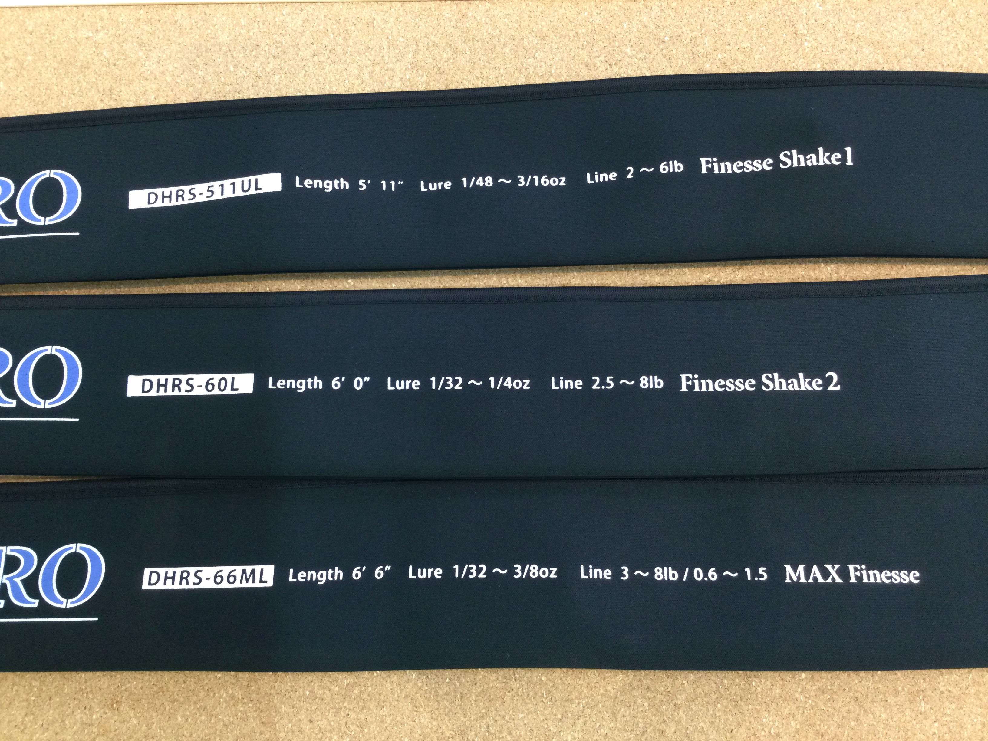 狭山店【新製品入荷情報】「DSTYLE ディハイロ 〇DHRS－511UL Finesse Shake1（新製品）〇DHRS－60L Finesse Shake2（新製品）〇DHRS－66ML ...